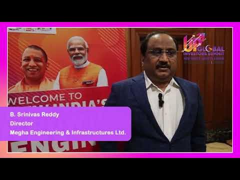 #UPGIS23 Hyderabad Roadshow: Mr B Srinivas Reddy, Director, Megha Engineering & Infrastructures ...