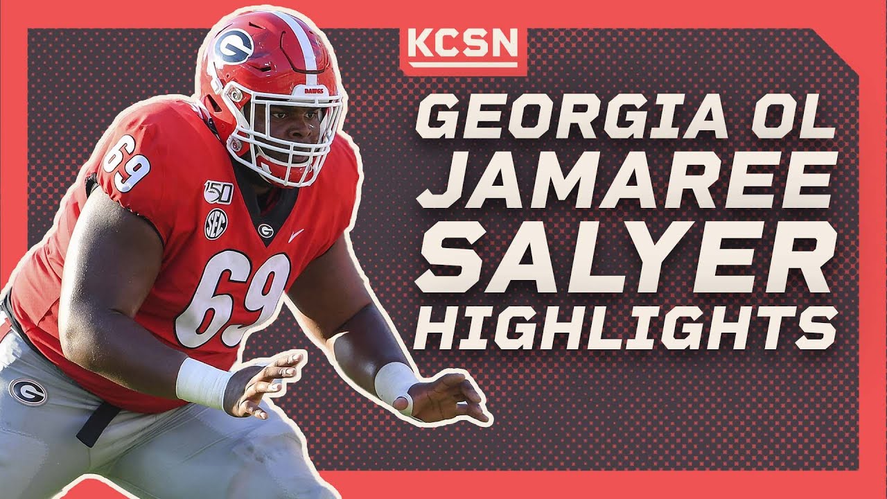 Georgia OL Jamaree Salyer Highlights | 2022 NFL Draft | KCSN Profiles ...