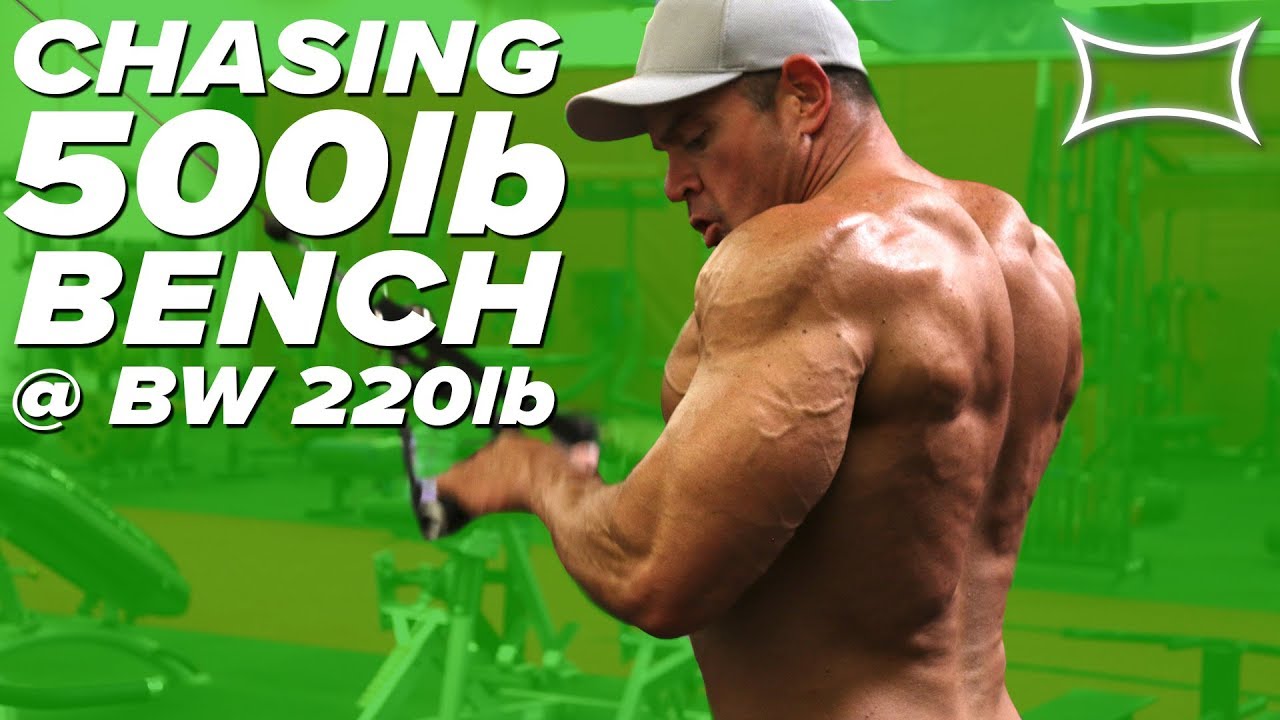 Road To A 500lb Bench Press at 220lbs Bodyweight | Mark's Birthday ...