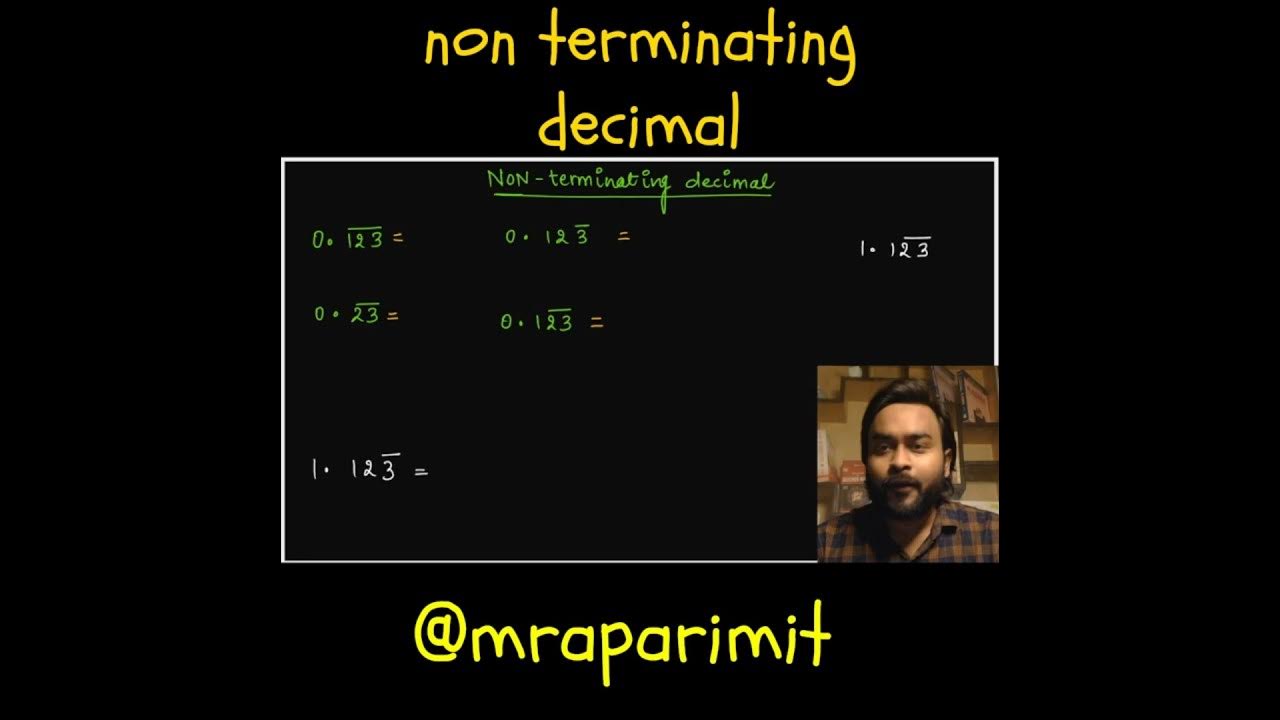 how to convert non terminating decimal into rational number #shorttrick #mraparimit #icse2025 ...
