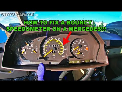 How To EASILY Fix a Bouncy Speedometer Mercedes W124 W123 W126 W201 W140 W116 W115