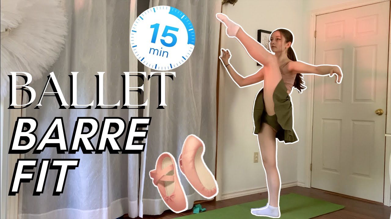 15 MINUTE killer ballet barre | ballerina workout, no equipment ...