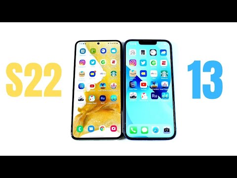 Galaxy S22 vs iPhone 13 Speed Test!