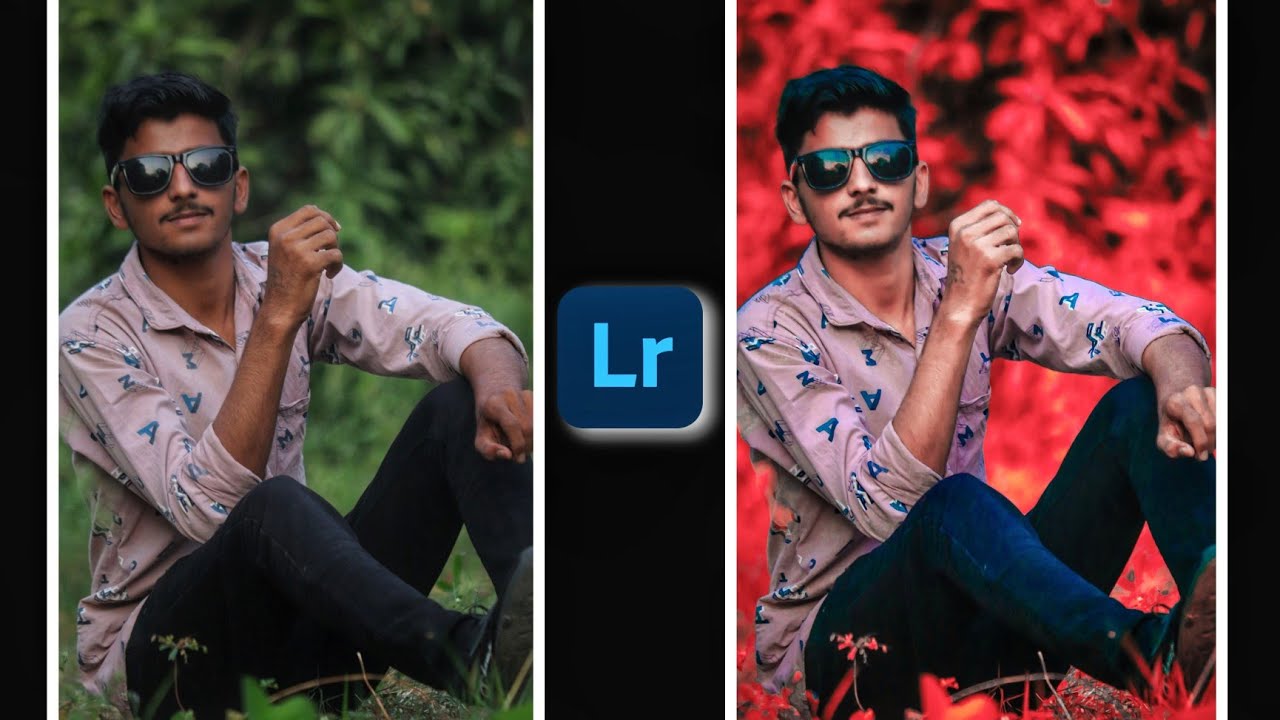 Light room red colour photo editing/baground colour change/Ajju photo editing_ - YouTube