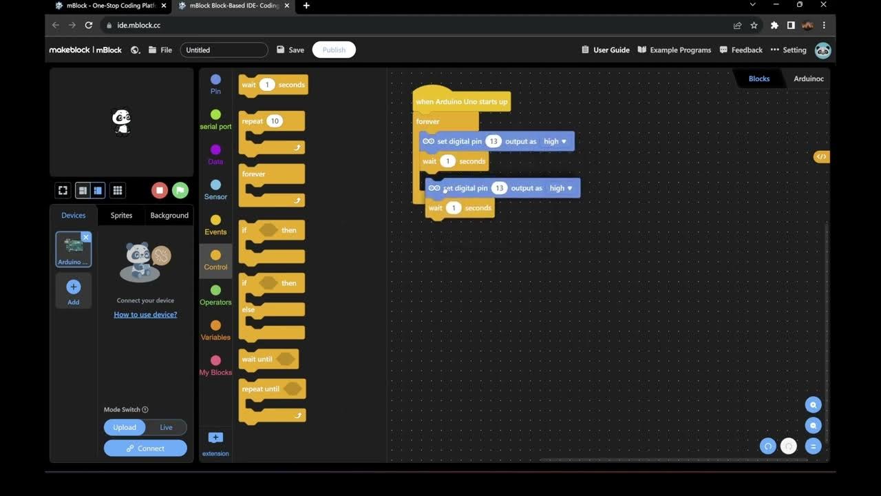 mBlock Drag and Drop Tutorial - YouTube
