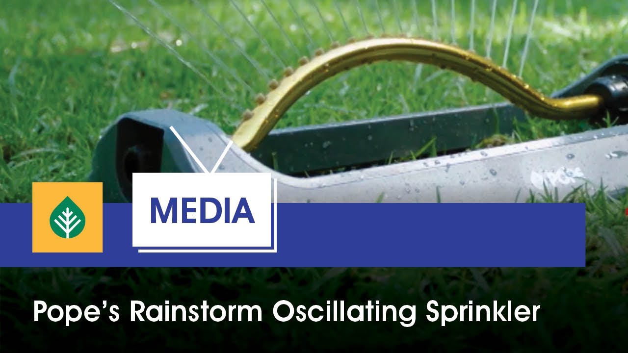 Pope Rainstorm Oscillating Sprinkler TVC30 - YouTube
