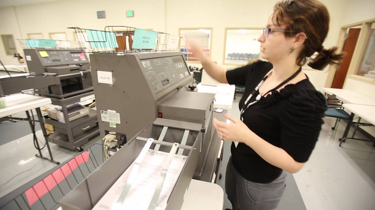 Ada County Ballot Counting Machines - YouTube
