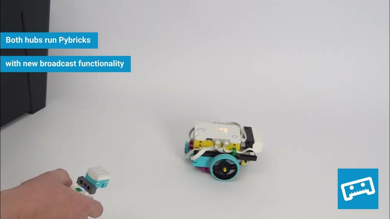 LEGO Powered Up Hub to Hub communication with Pybricks - YouTube
