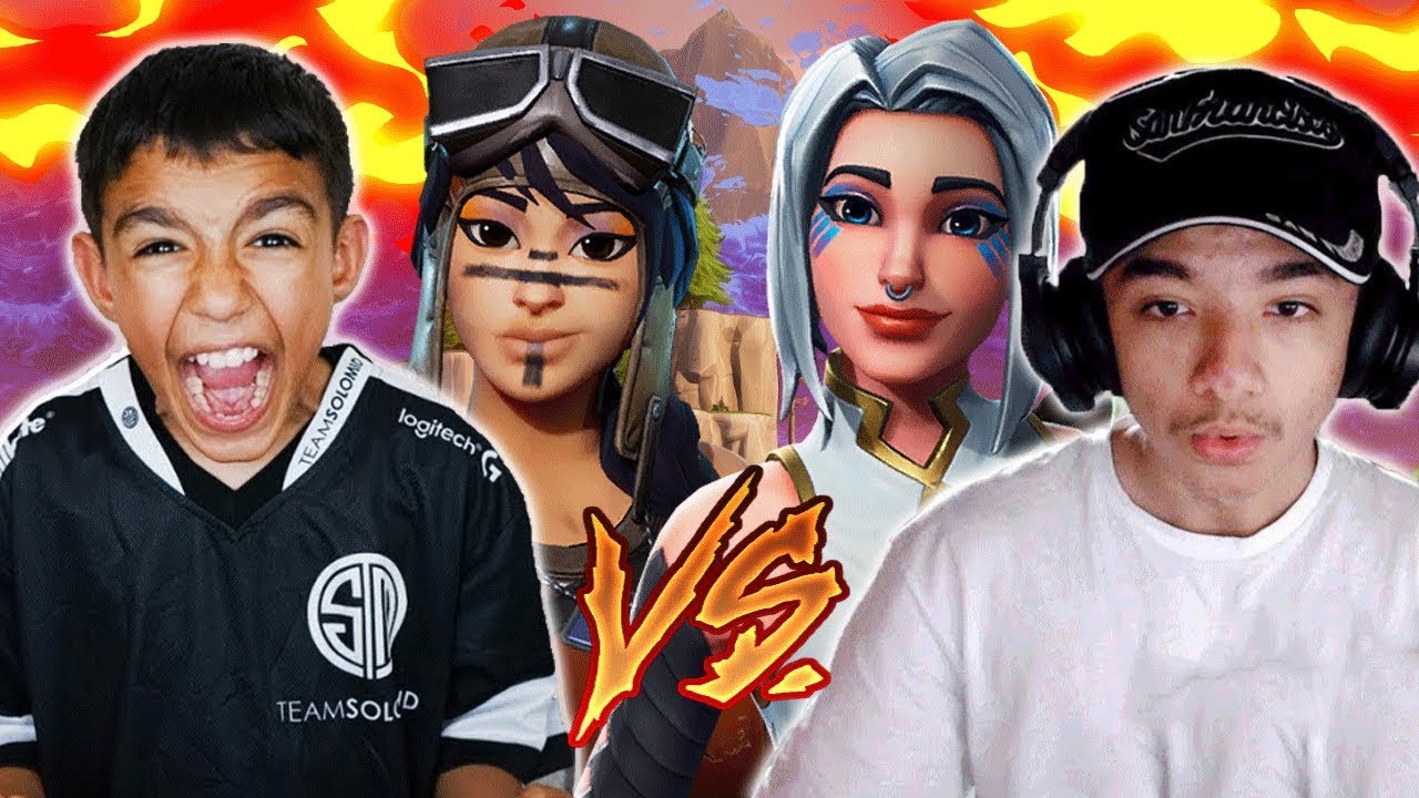 Fortnite 1v1 Against Mini Mamba Funny! - YouTube