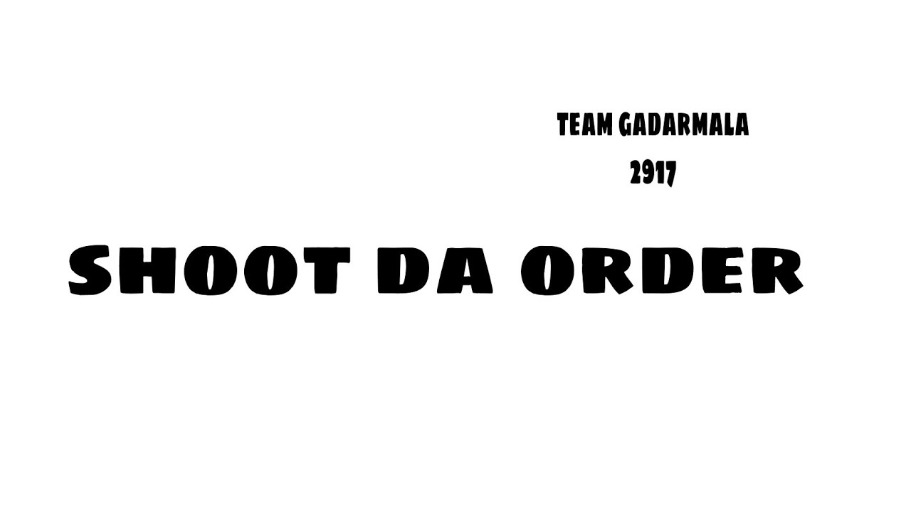 SHOOT DA ORDER ️🤬 - YouTube
