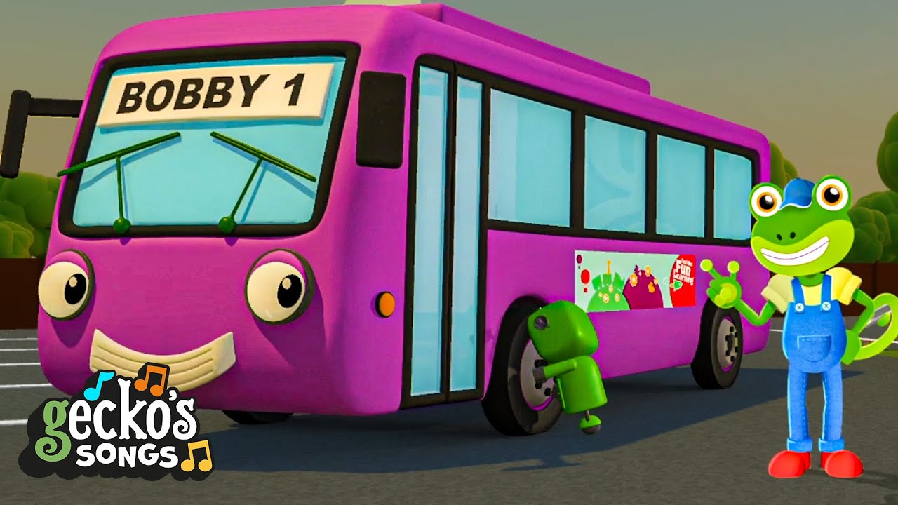 Drive The Bus Song | Gecko's Garage Songs｜Kids Songs｜Trucks for Kids ...