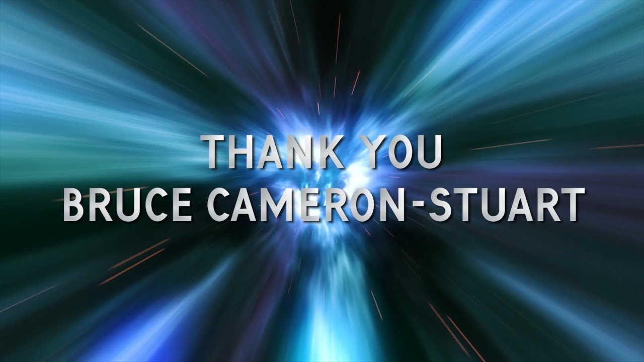 Thank you Bruce Cameron-Stuart! - YouTube