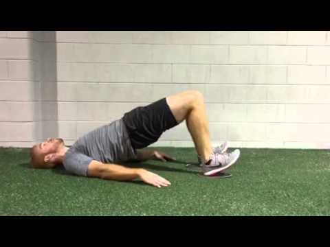 Supine Eccentric Hamstring (Double Leg) - YouTube