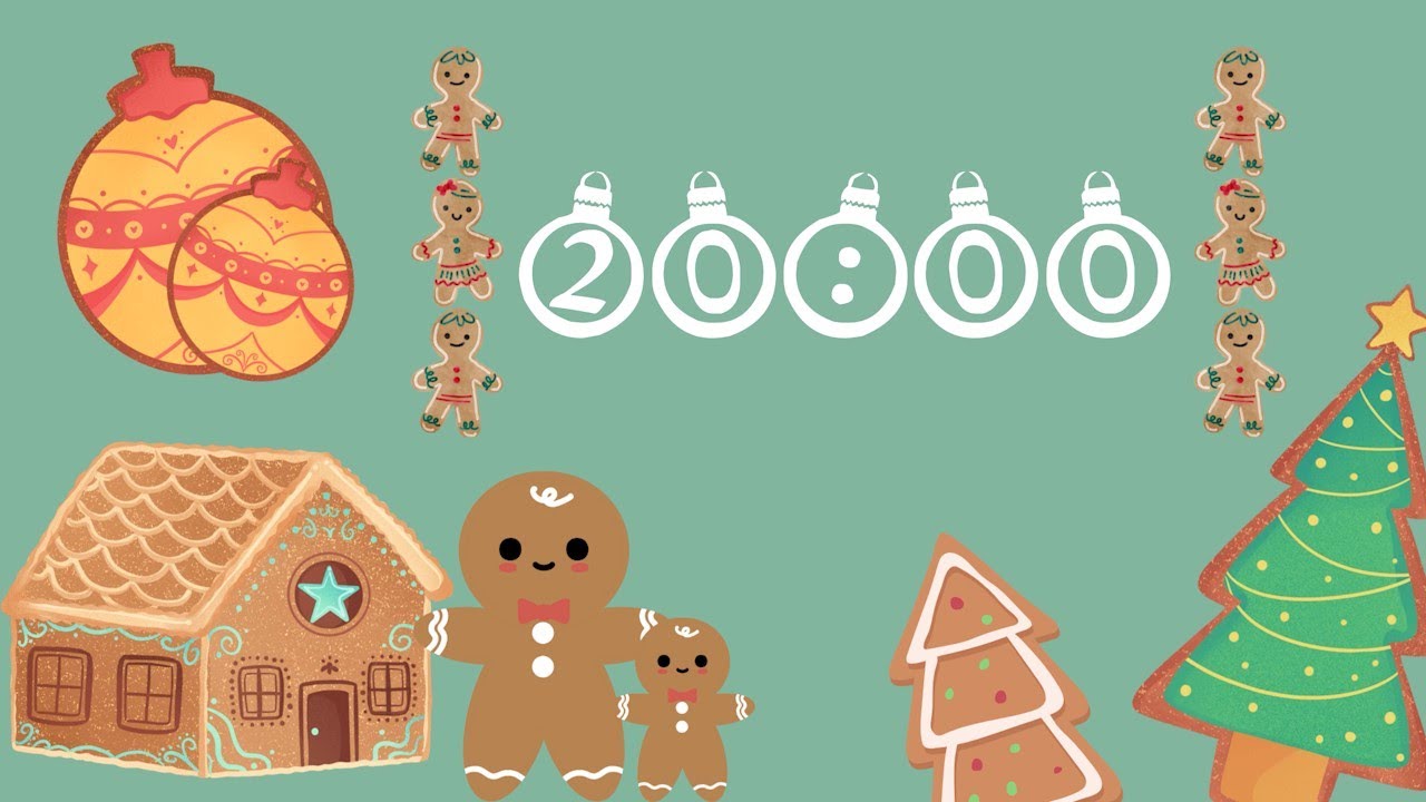20 Minute Holiday/Christmas Countdown Timer | Gingerbread Wonderland ...