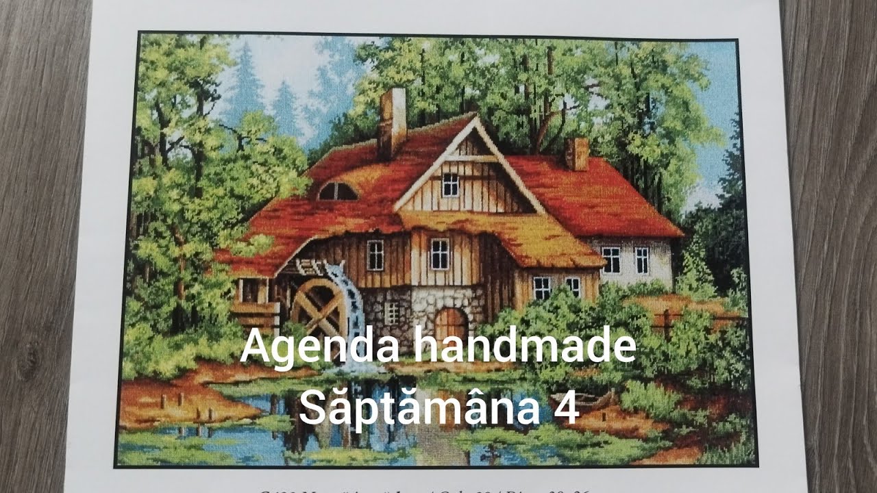 Agenda handmade. Săptămâna Nr 4. Luca-S, Moara în pădure. - YouTube