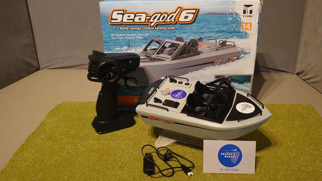 RC Jet Boat "Sea-God 6" Ty Xin TX 693 Unboxing & review (1/12th, 2.4g ...