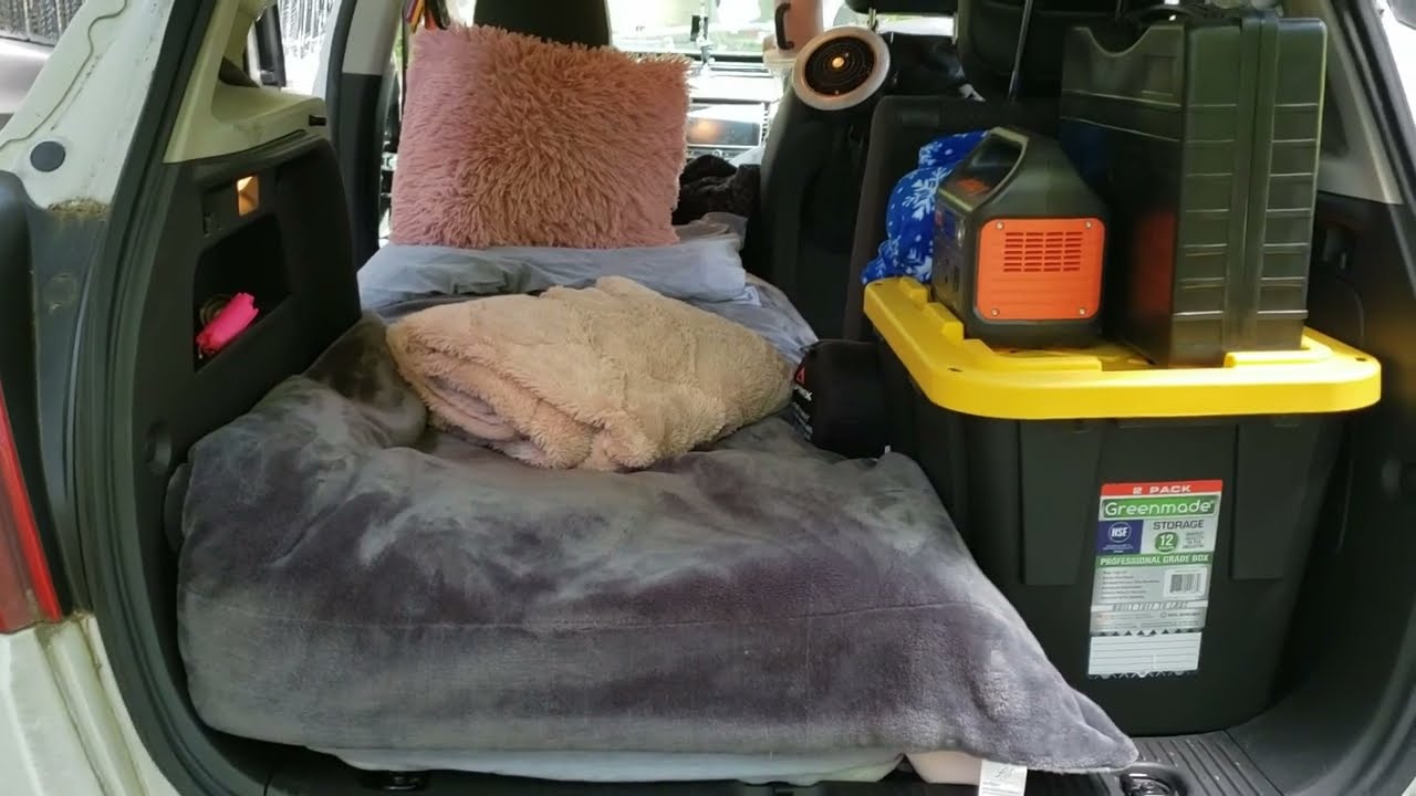 Car camp set up/Small SUV/Buick Encore - YouTube