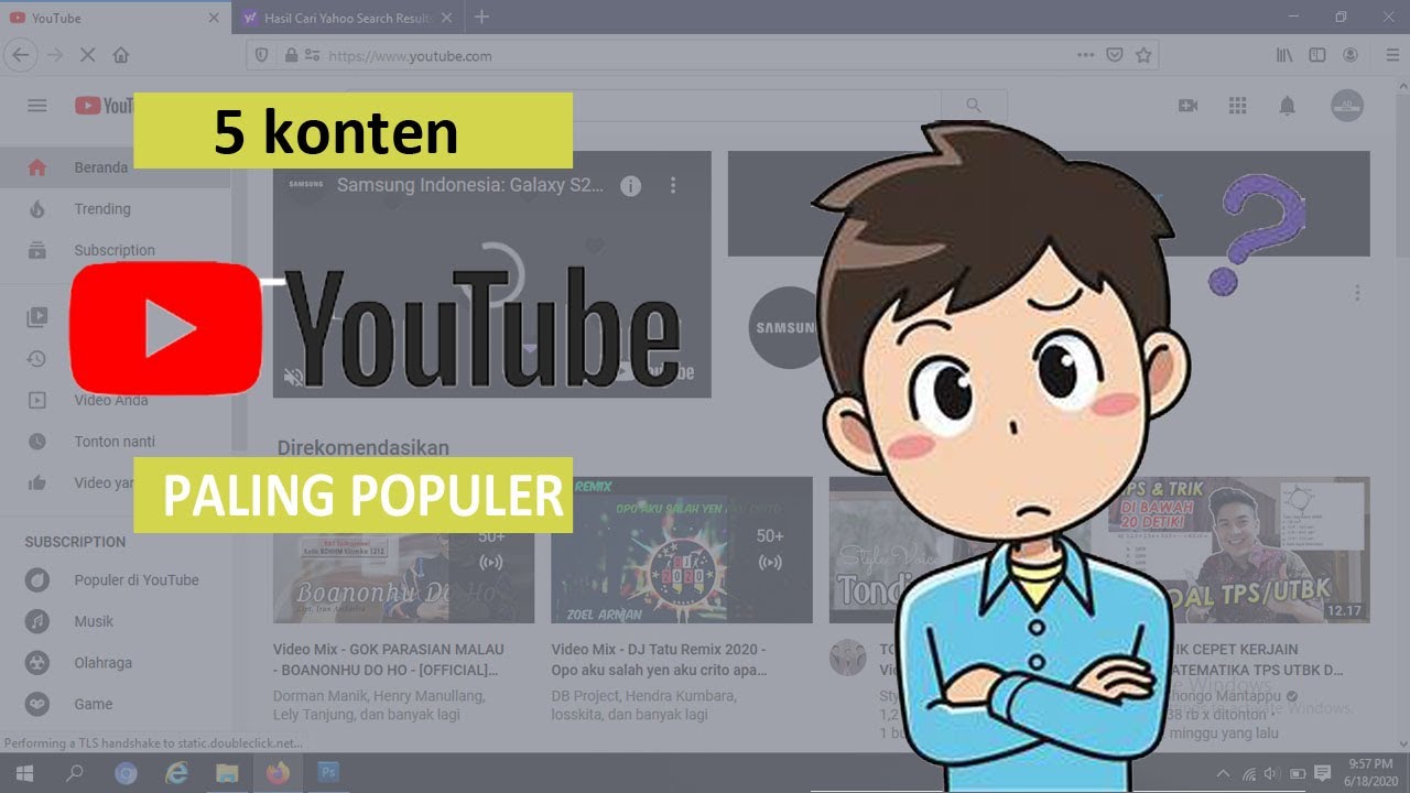 jenis konten youtube untuk pemula - YouTube