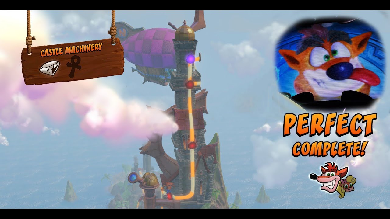 Crash Bandicoot - CASTLE MACHINERY - YouTube