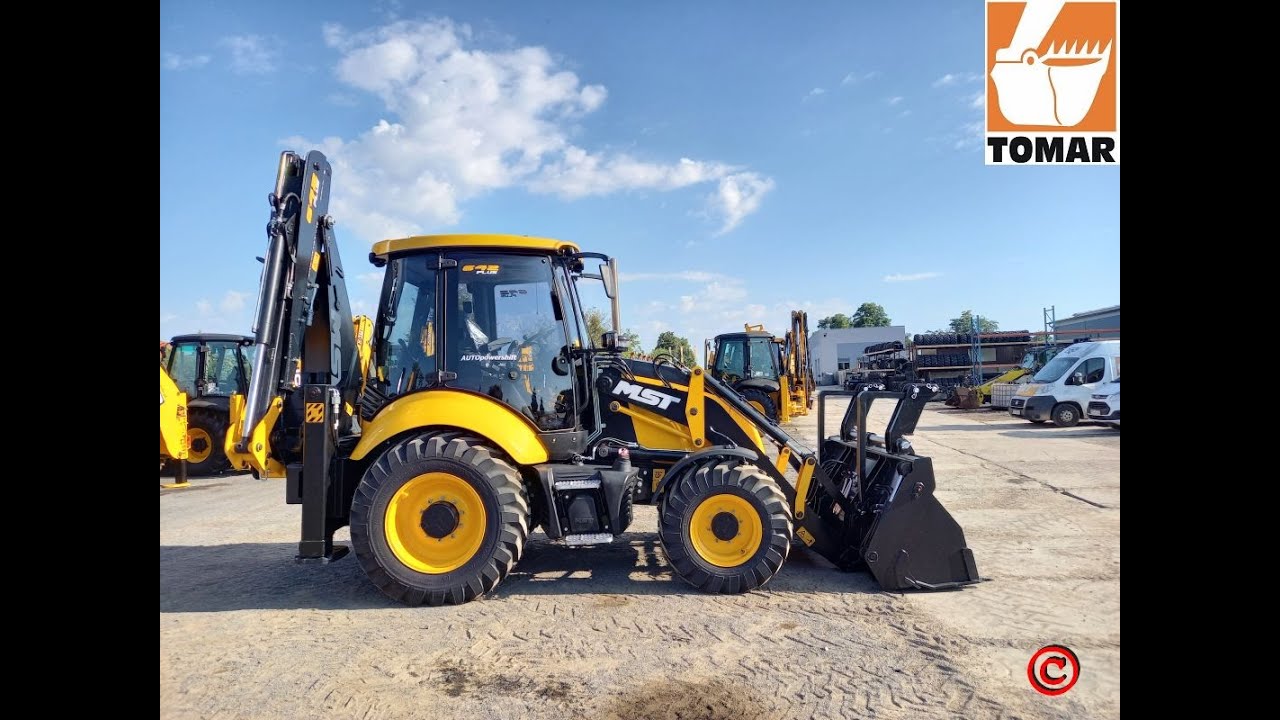 MST M642 | 2021r | 5 mth | tel. +48 575 316 333 backhoe loader koparko ...