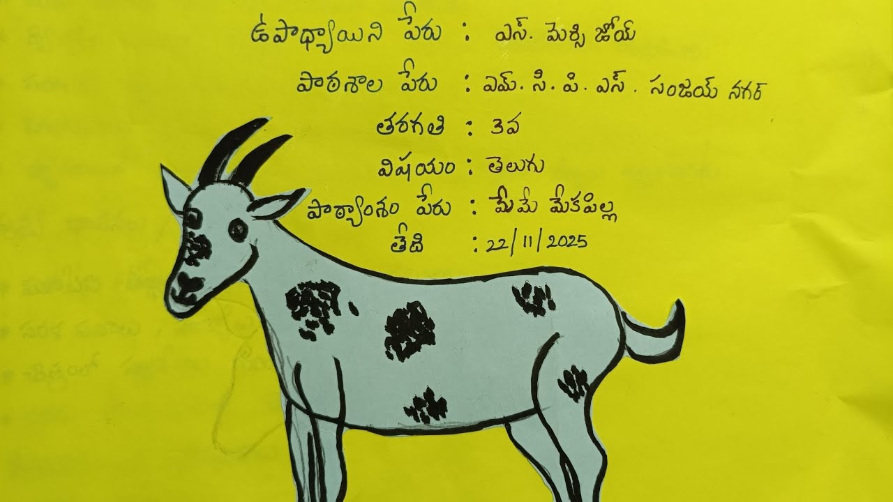 Model lesson by cluster resource person@Anand Bharathi complex Kakinada ...