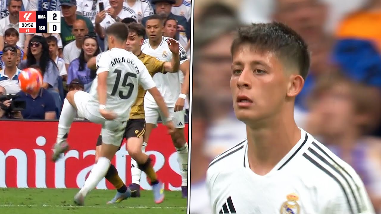 Arda Guler Amazing Performance VS Real Sociedad|HD 1080i - YouTube