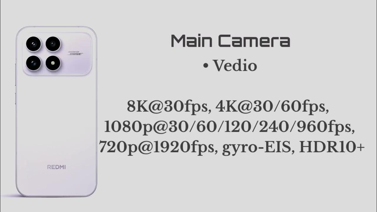 Xiaomi Redmi K90 Full Phone Information - YouTube