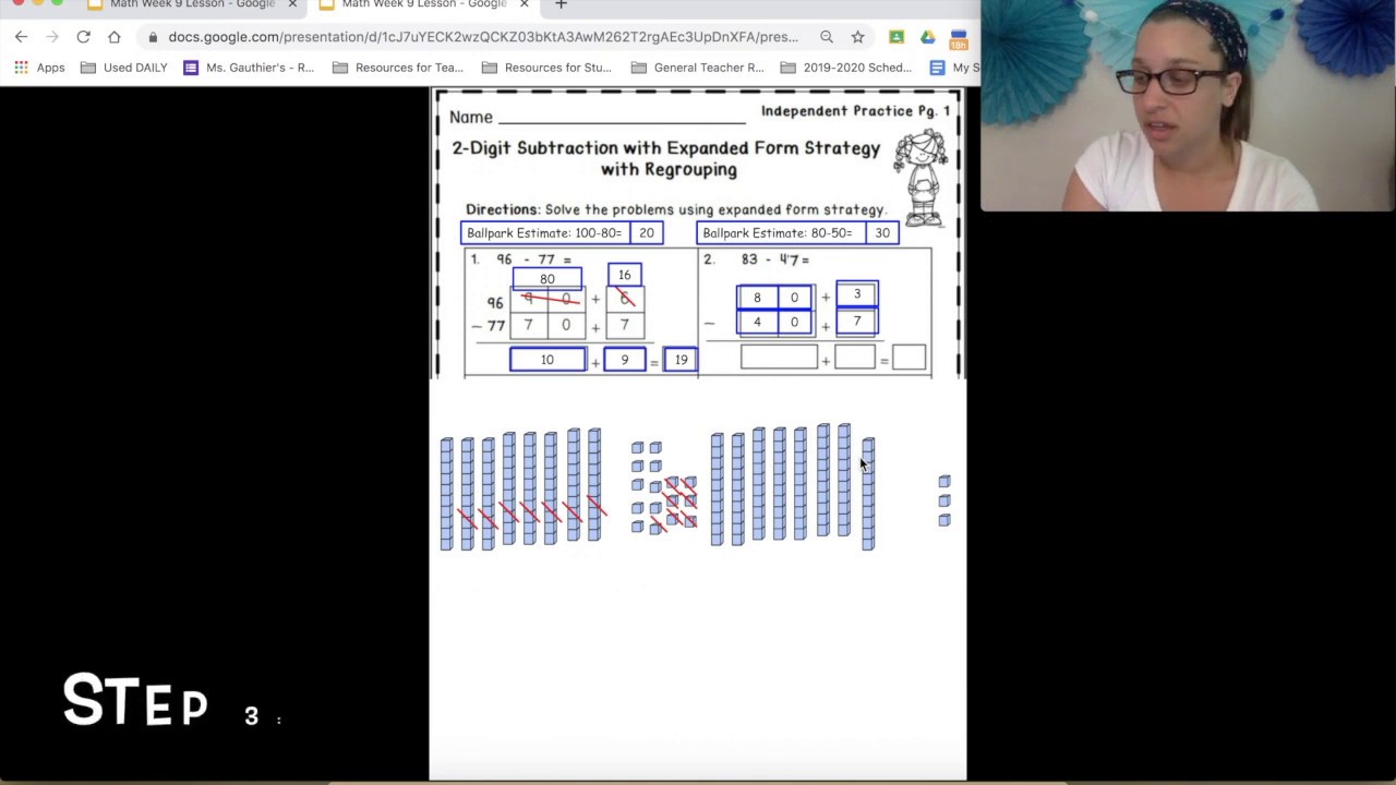 Expand & Trade Subtraction with Regrouping (Video 2) - YouTube