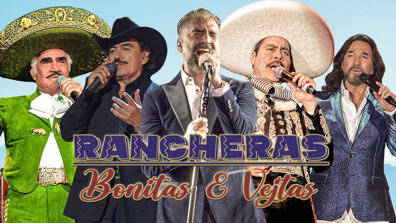 LAS 100 MEJORES RANCHERAS MEXICANAS INOLVIDABLES 90S / V.I.CE.NTE F.ERN ...