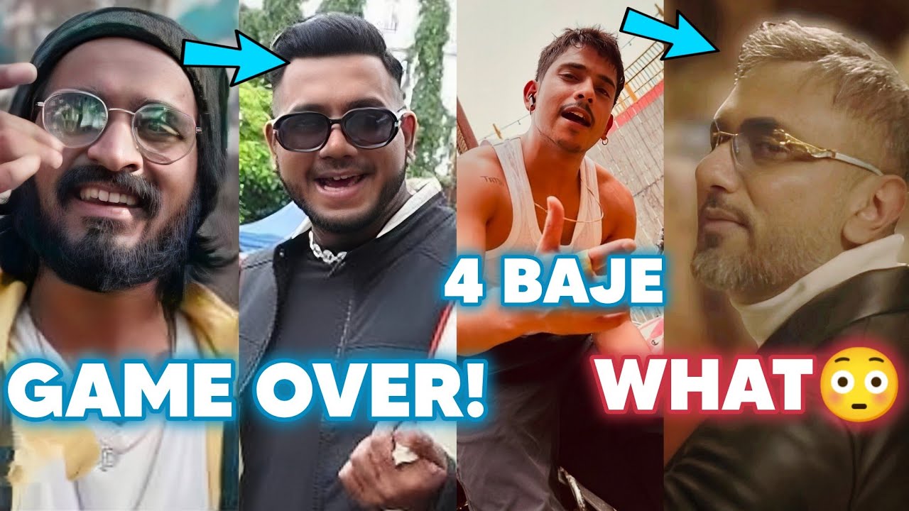 EMIWAY VS KING DISS CHANGING ROUTE HONEY SINGH MILLIONAIRE 😳 HANUMANKIND PURAV JHA - YouTube