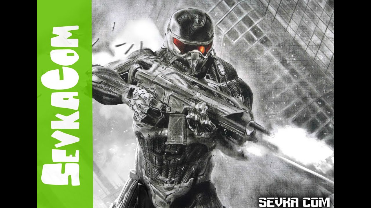Crysis 3 - Speed drawing - YouTube