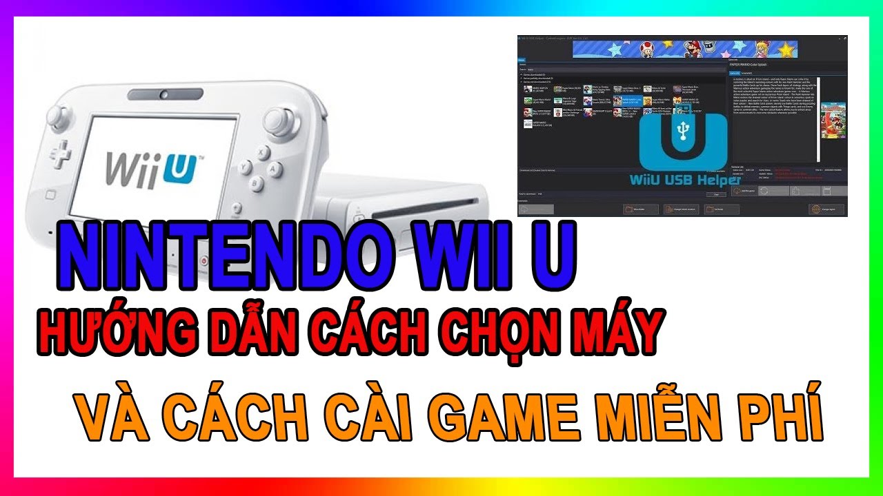 Hướng dẫn cách chọn và cài game miễn phí cho Nintendo Wii U - YouTube