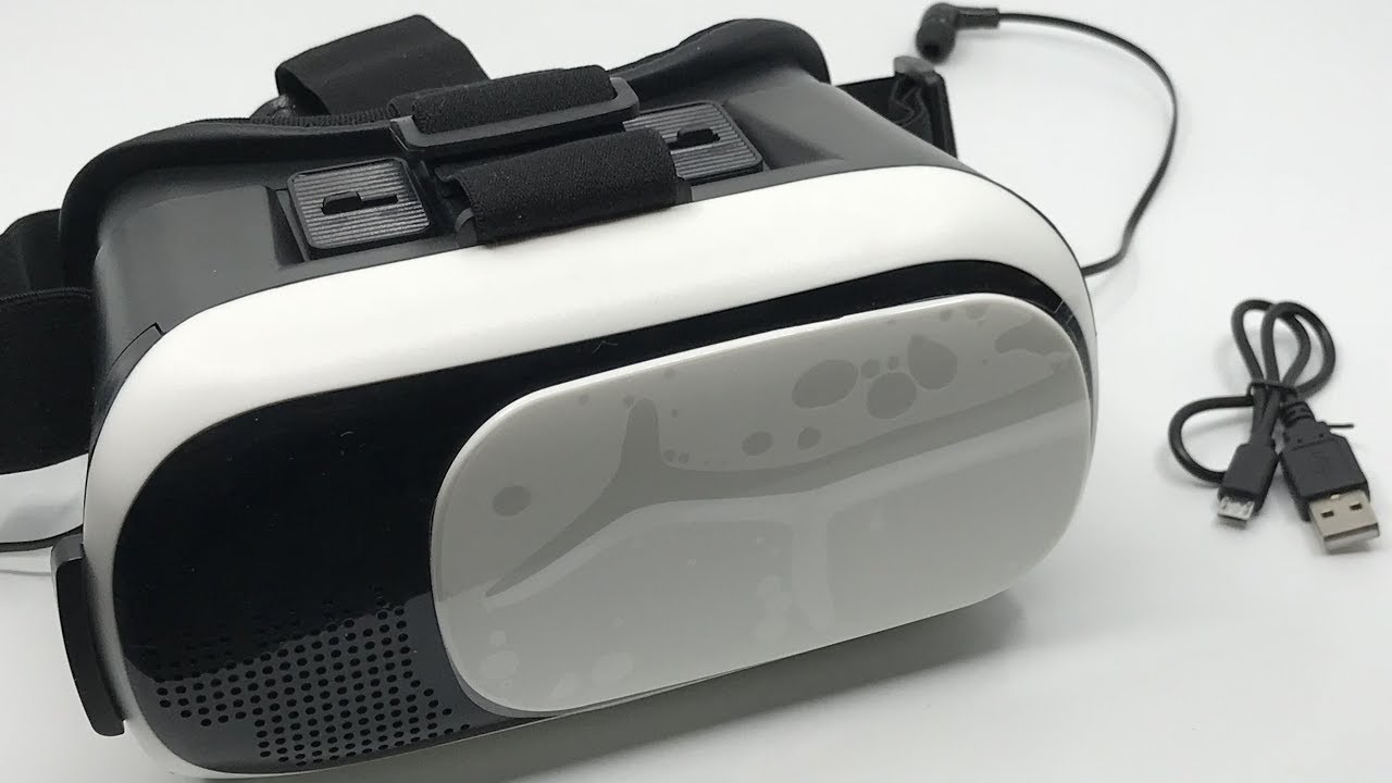 Bluetooth VR Glasses with Earphones MO9072 Unboxing - YouTube