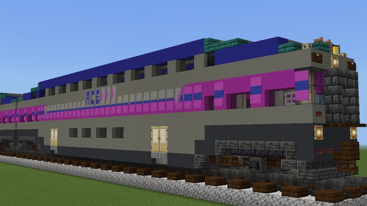 Minecraft Altimont Corridor Express Bombardier Bi-level Time Lapse ...
