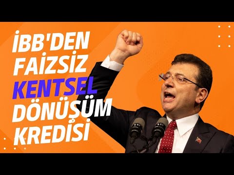 İBB'den faizsiz kentsel dönüşüm kredisi