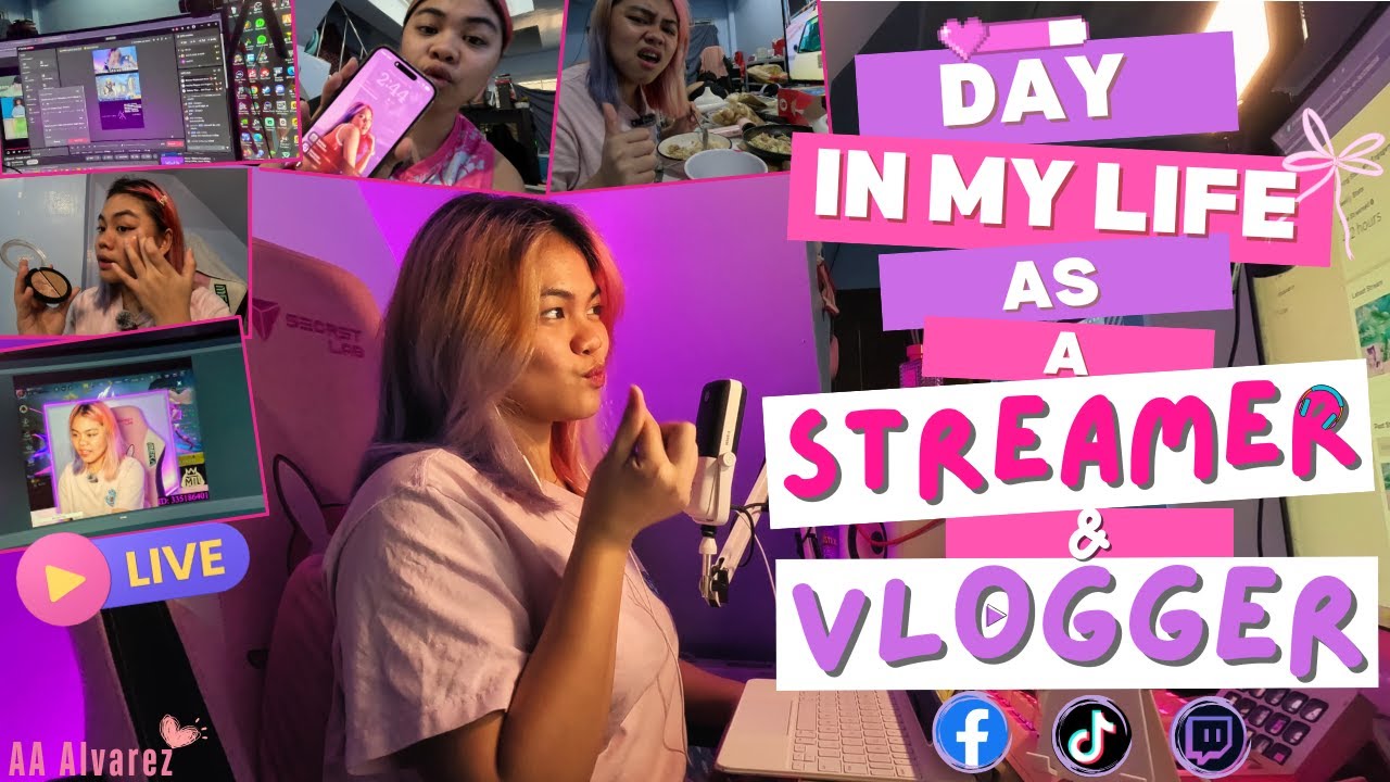 Vlogger by Day, Streamer by Night: Life of a Content Creator | AA Alvarez - YouTube