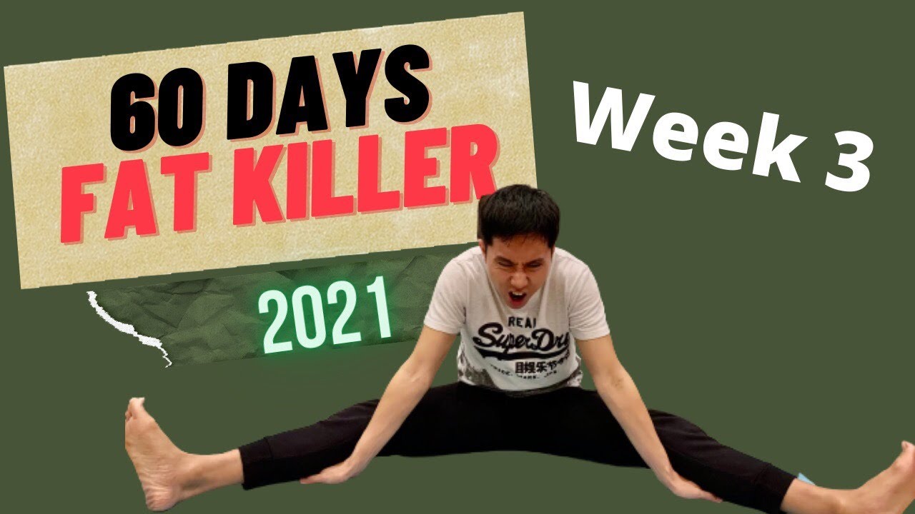 Week 3 - 60 Days Fat Killer 2021 ออกกำลังกาย ลดน้ำหนัก - YouTube