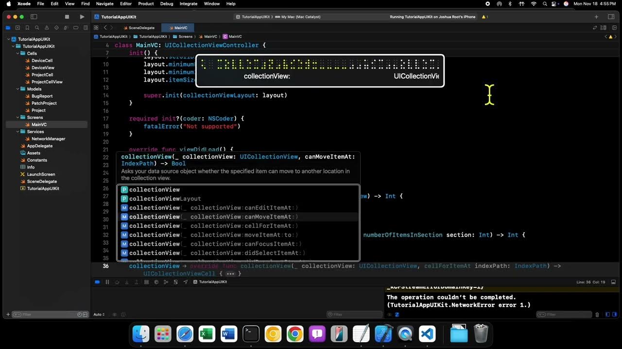 iOS Development with UIKit - 66 - UICollectionViewController - YouTube