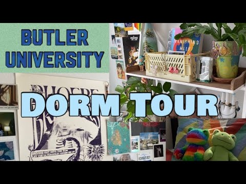 🚀🦋Dorm Tour🌿🌈 (Butler University Irvington House) - YouTube