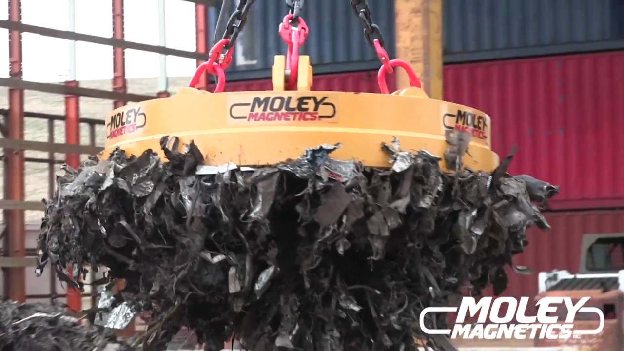 Moley 230 Volt Scrap Metal Magnet - YouTube