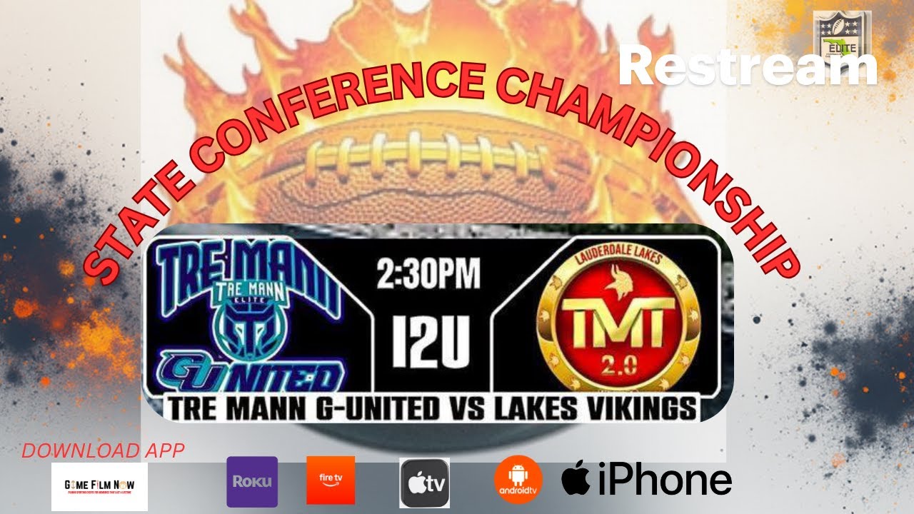 🚨🔥🏈 12U LAKES VIKINGS vs TRE MANN ELITE - YouTube