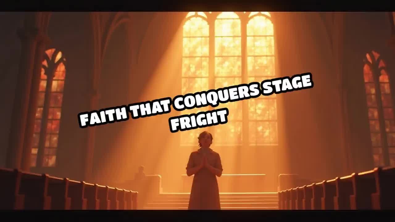 Faith That Conquers Stage Fright - YouTube