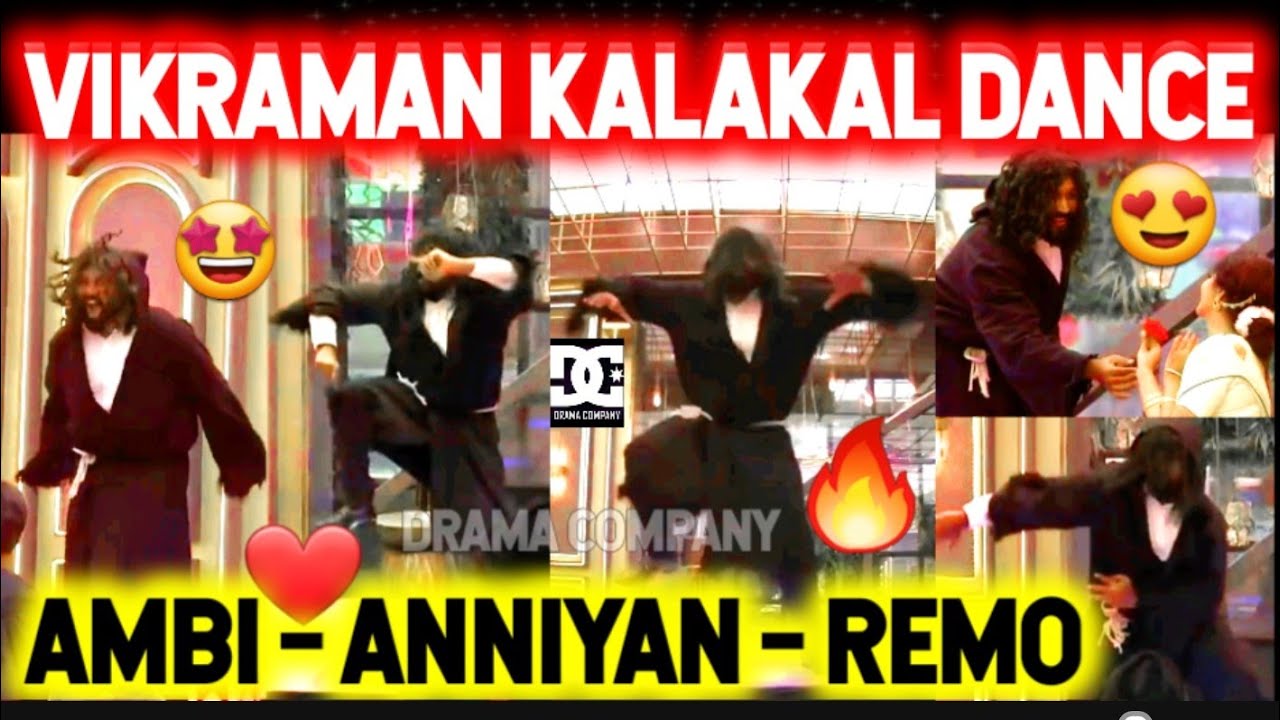 Vikraman Dance 😍🔥 Ambi | Remo | Anniyan | 3 Styles | Vera Level ...