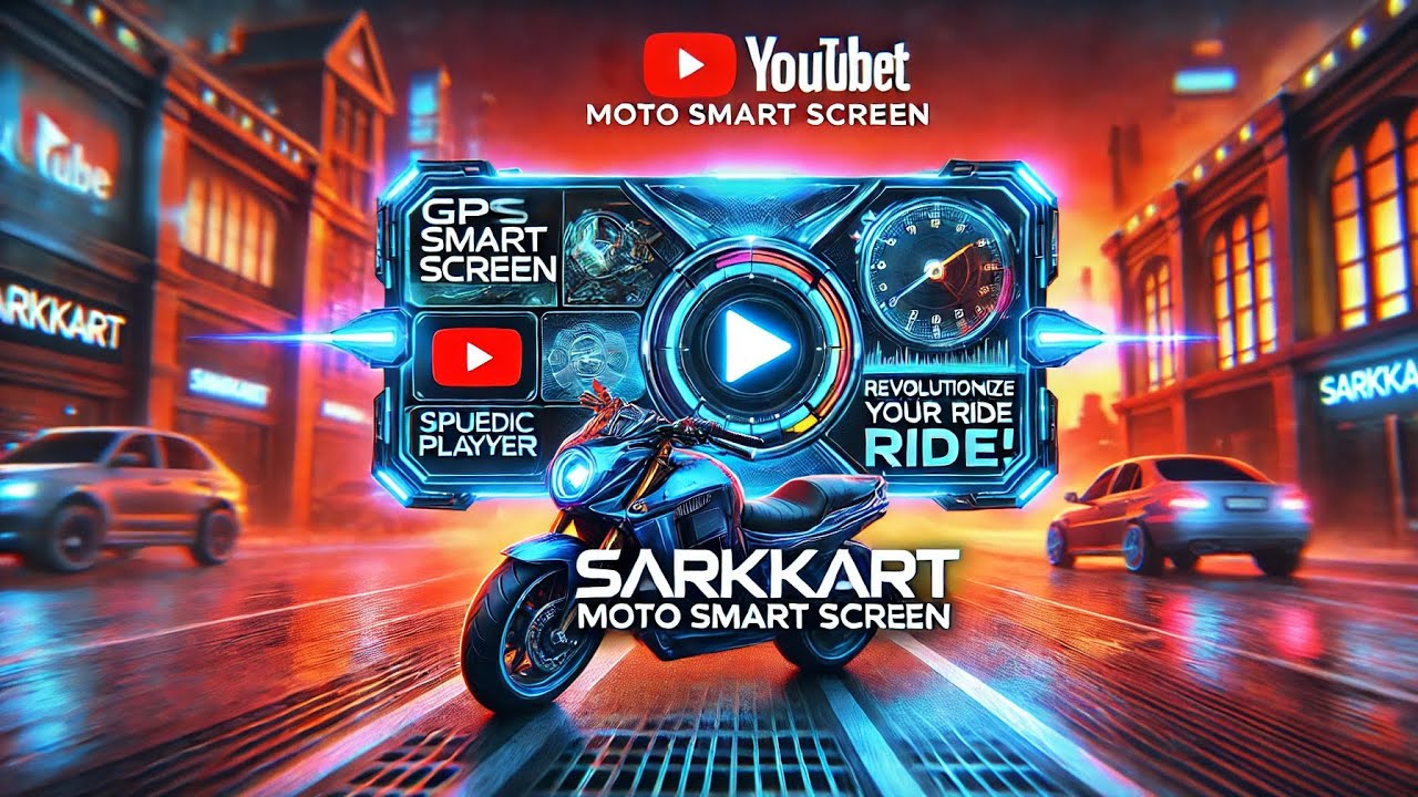 Motorcycle Smart Android Screen For All bikes!🤩 Camera & Tpms carplay ...
