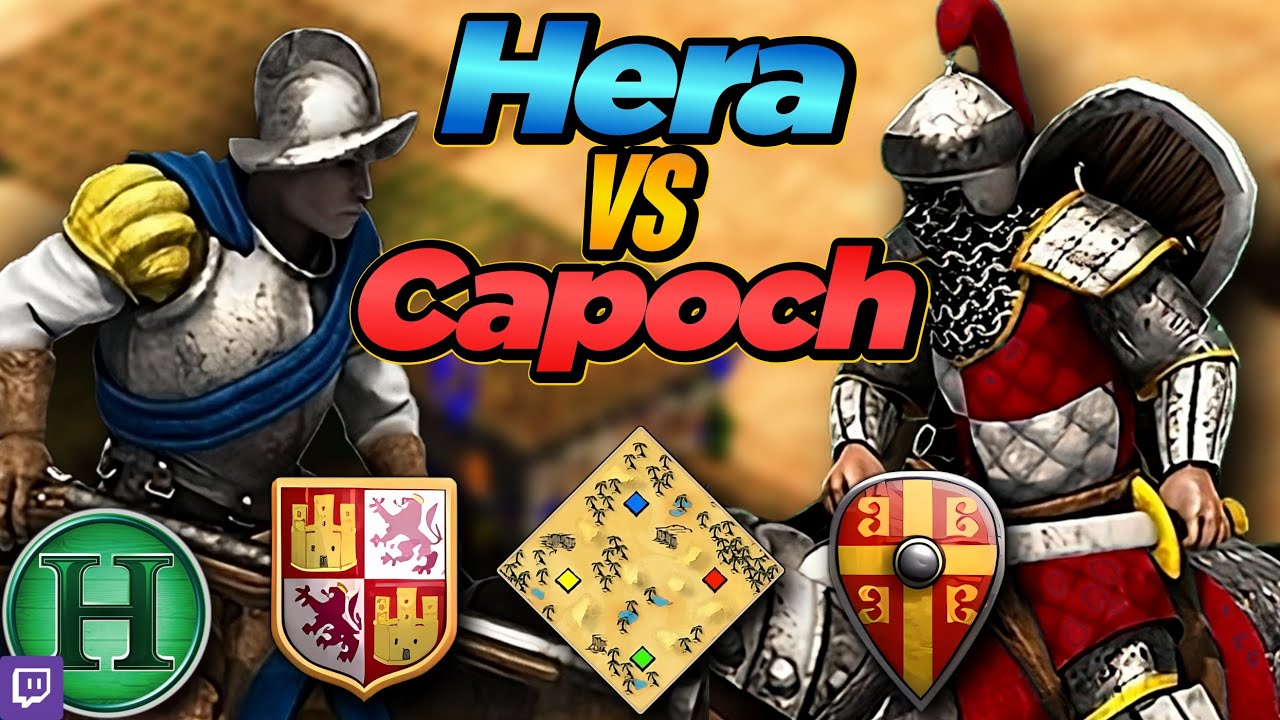 Spanish vs Byzantines | 1v1 Arabia | vs Capoch | AoE2 - YouTube