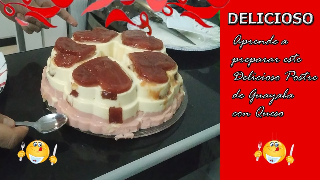 Fácil y Delicioso Postre de Guayaba con Queso😍🍨 - YouTube