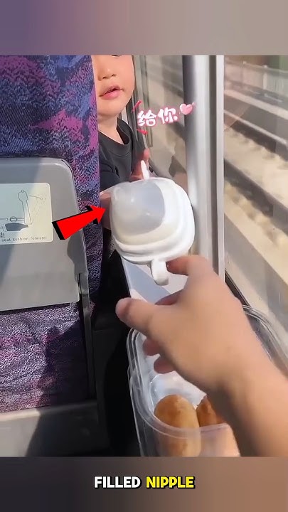 Kid Share his milk bottle to stranger #shorts - YouTube