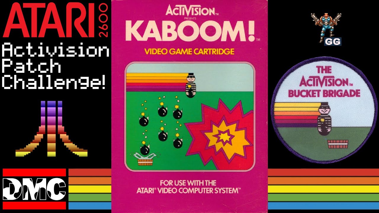 Atari 2600 - Kaboom! - Activision Patch Challenge! - YouTube