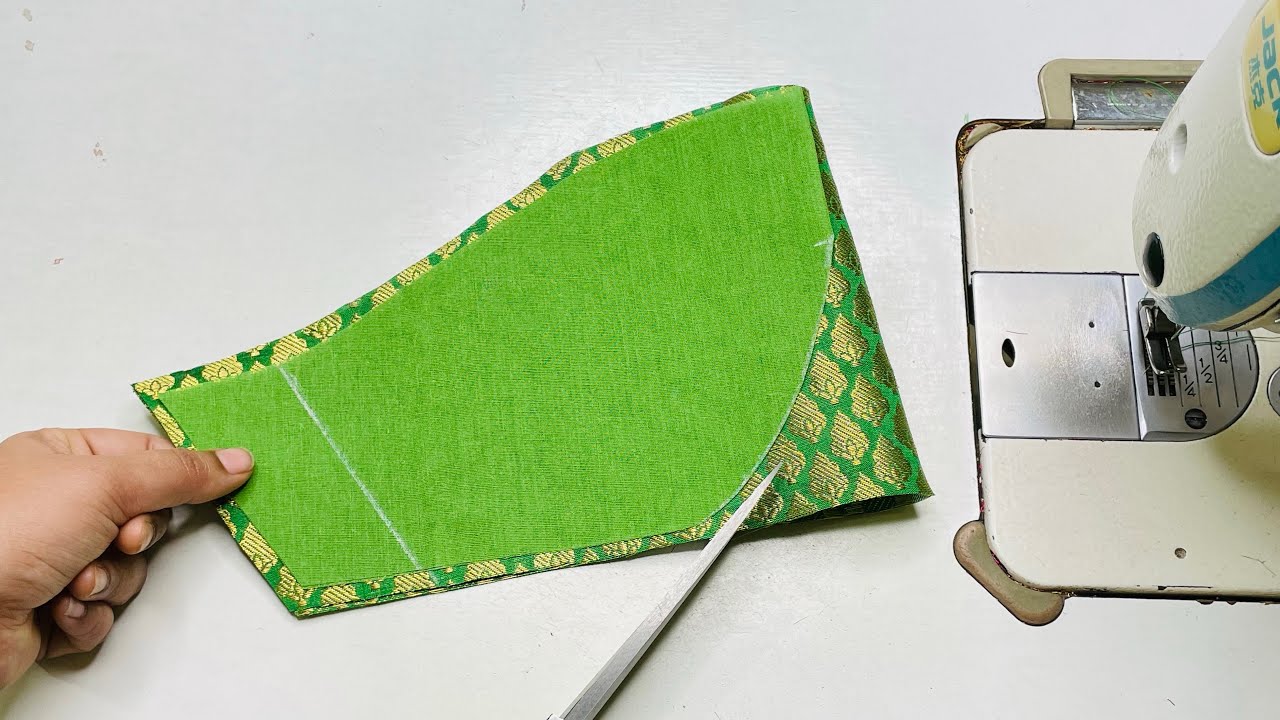 Simple and Easy Blouse Sleeves Design Cutting and Stitching | Asteen Ki ...