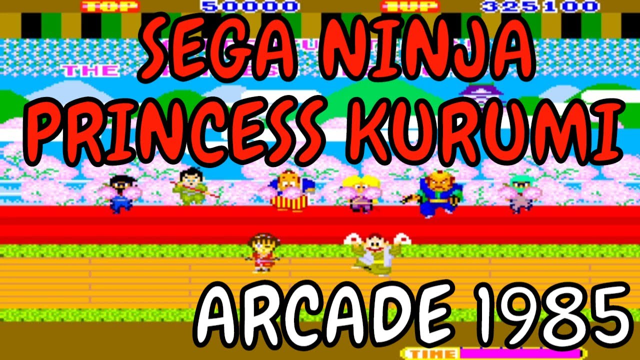 1985 Ninja Princess - Complete Arcade Longplay [317] SEGA NINJA - YouTube